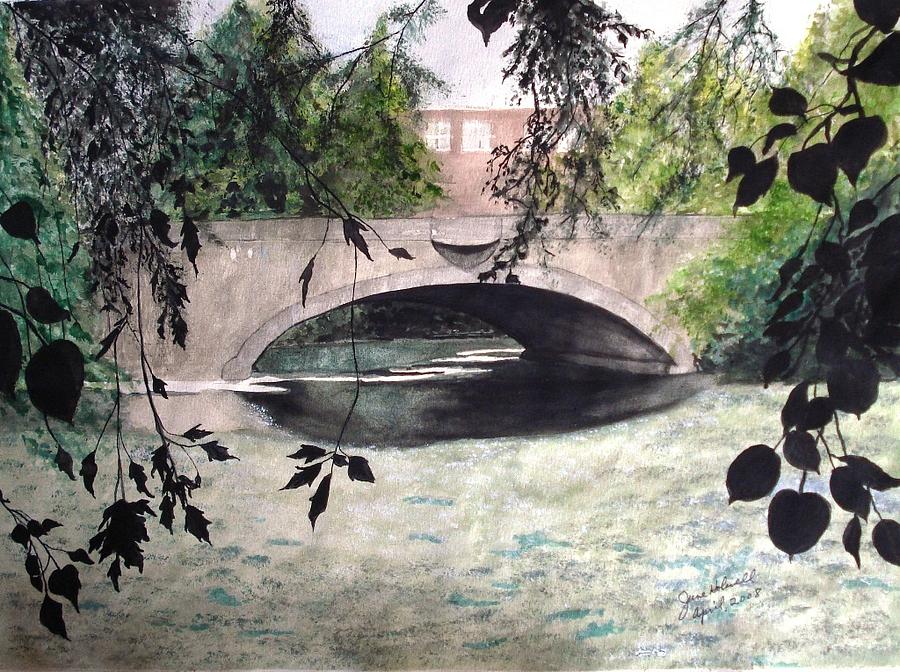 Craddock Bridge Down Under Painting by June Holwell - Fine Art America