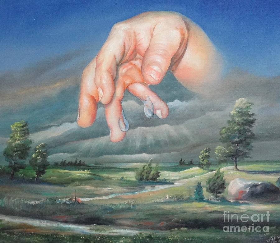 Creator of the hand Painting by Ahto Laadoga - Fine Art America