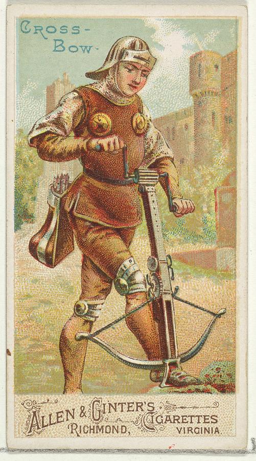Crossbow From The Arms Of All Nations Drawing By Issued By Allen And Ginter Fine Art America