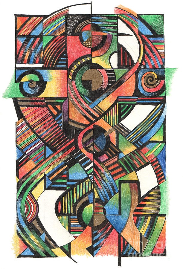 Cruciform IX Drawing by Andy Mercer - Fine Art America