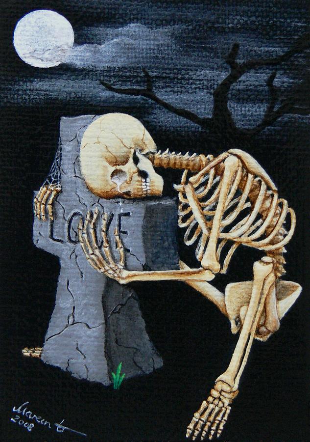 Crying Bones Painting by Mareen Haschke - Pixels