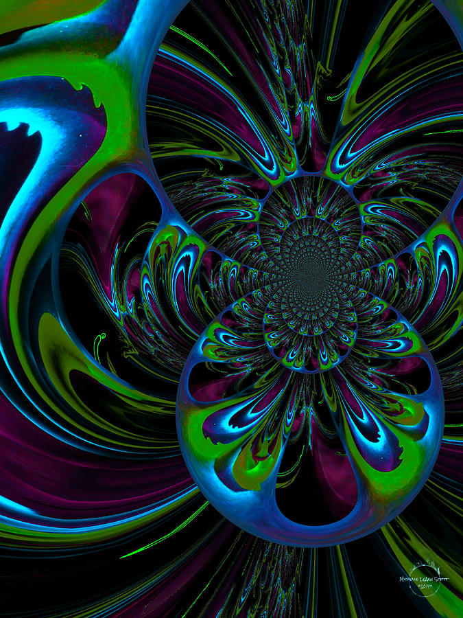 Crystal Blue Persuasion Digital Art by Absinthe Art By Michelle LeAnn Scott