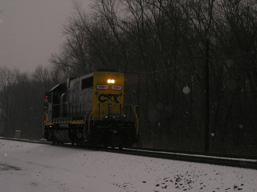 CSX Engine Photograph by Adrienne Cook