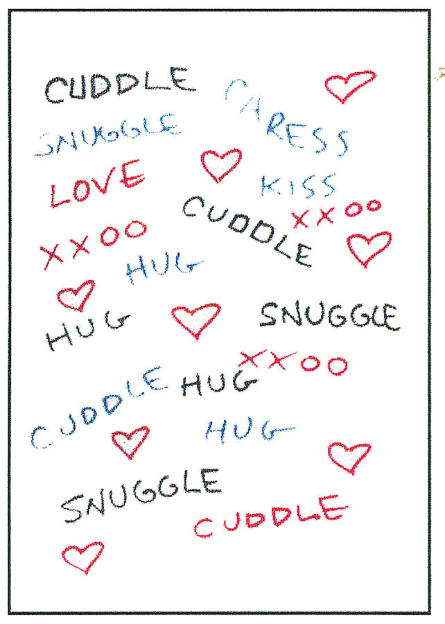 Cuddle Drawing by Keith Spence - Fine Art America