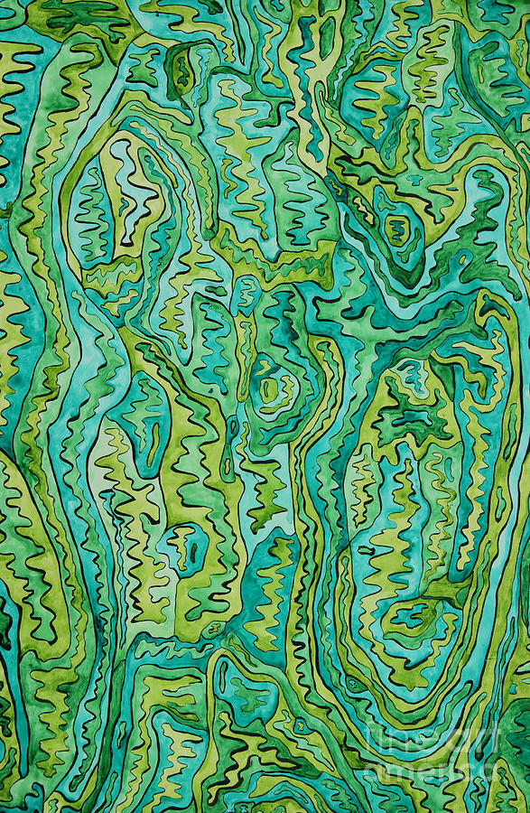 Curves Painting by Amy Nelson - Fine Art America