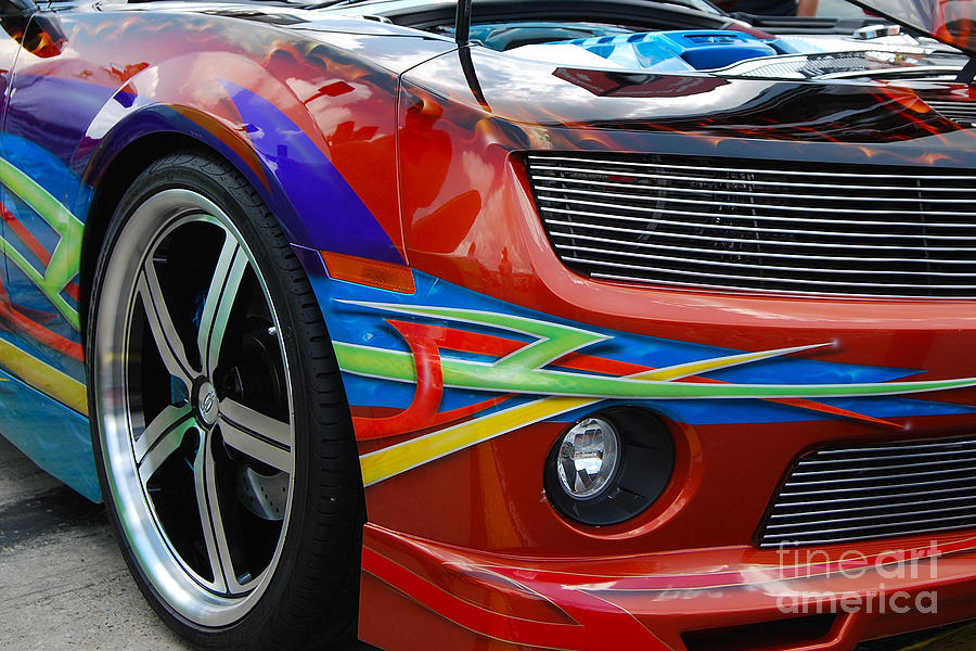 Custom Paint Photograph by Mark Spearman - Pixels