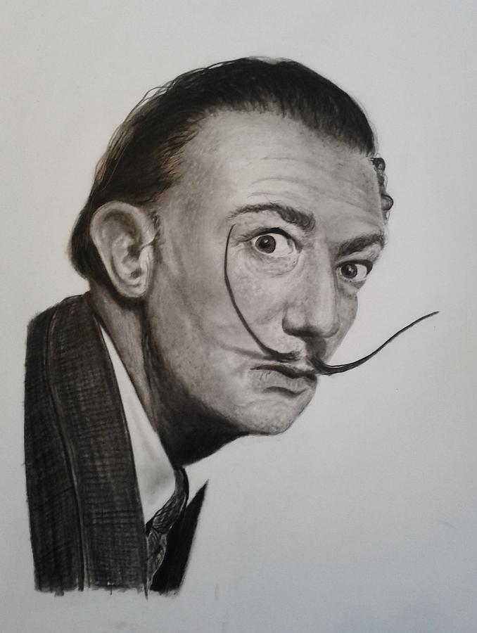 Dali Drawing by Daniel Diehl - Fine Art America