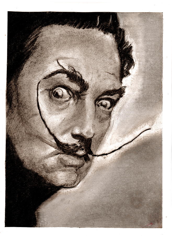 Dali Drawing by Eric EPOTE | Fine Art America