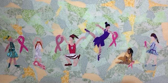 Dance for a Cure Tapestry - Textile by Charlene White - Fine Art America