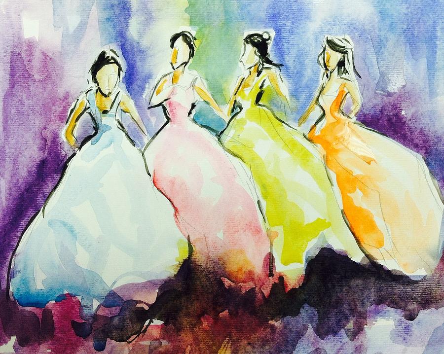 Dancing princess Painting by Hae Kim - Fine Art America