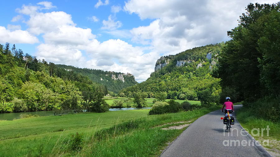 Danube bike path Photograph by Jesus Ibanez Garcia