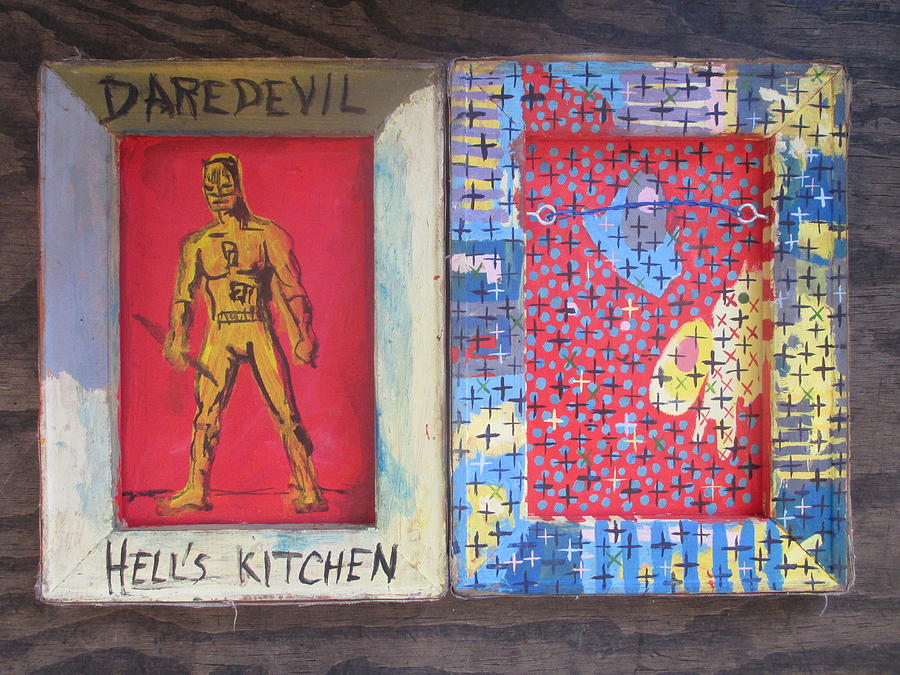 Daredevil Hell's Kitchen Painting by David Lovins - Pixels