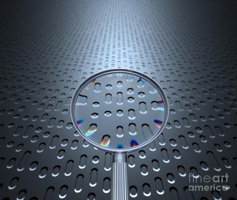 Data Analysis Computer Artwork by Science Photo Library