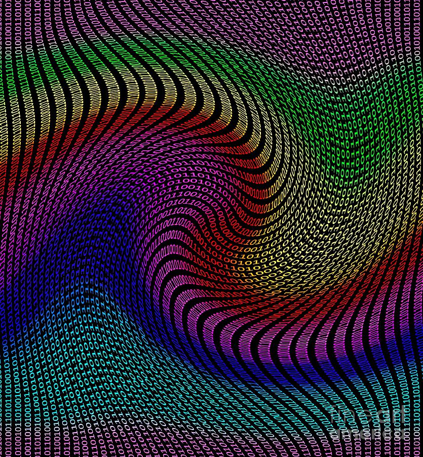 Data Distortion, Conceptual Artwork by Science Photo Library
