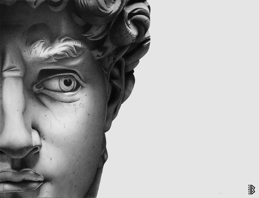 David Drawing by Kumar Burra - Fine Art America