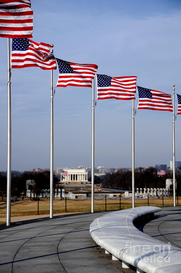 DC Flags Photograph by Bob Stone