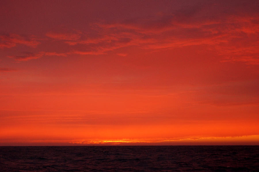 Deep Sea Sunrise Sunset 11 Photograph by Alex Mobile - Fine Art America
