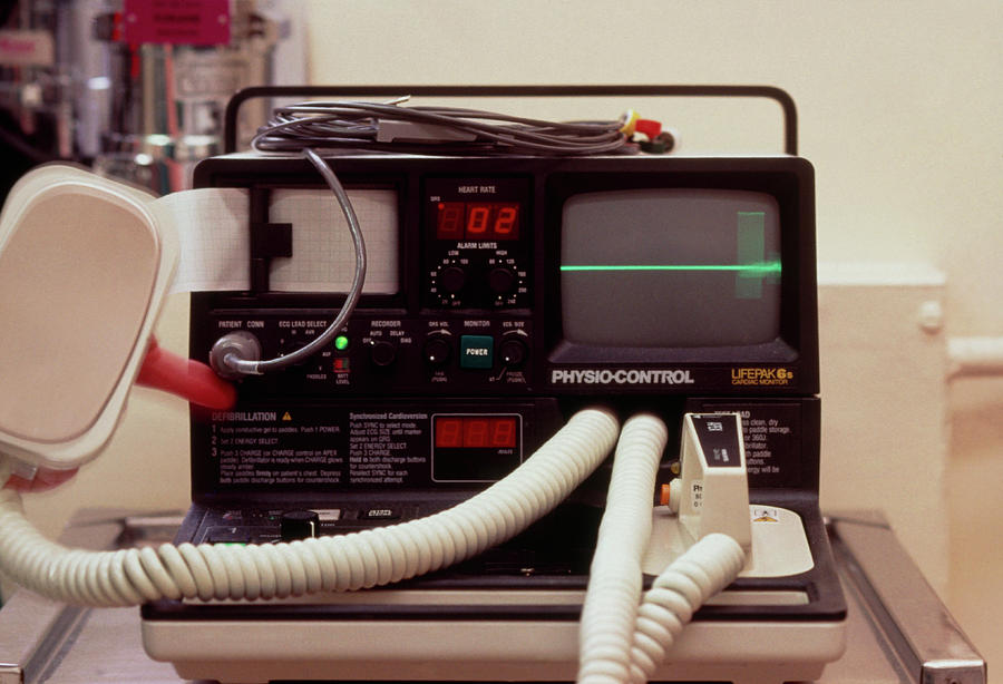 Defibrillator Machine Photograph by Andrew Mcclenaghan/science Photo ...