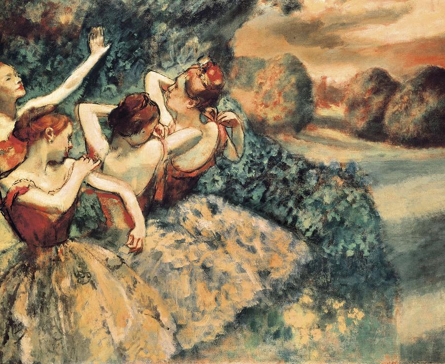 Degas, Edgar 1834-1917. Four Dancers Photograph by Everett - Fine Art America