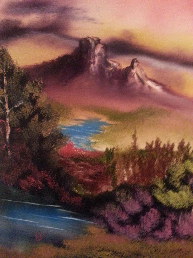 Desert View Painting by Bryan Perry - Fine Art America
