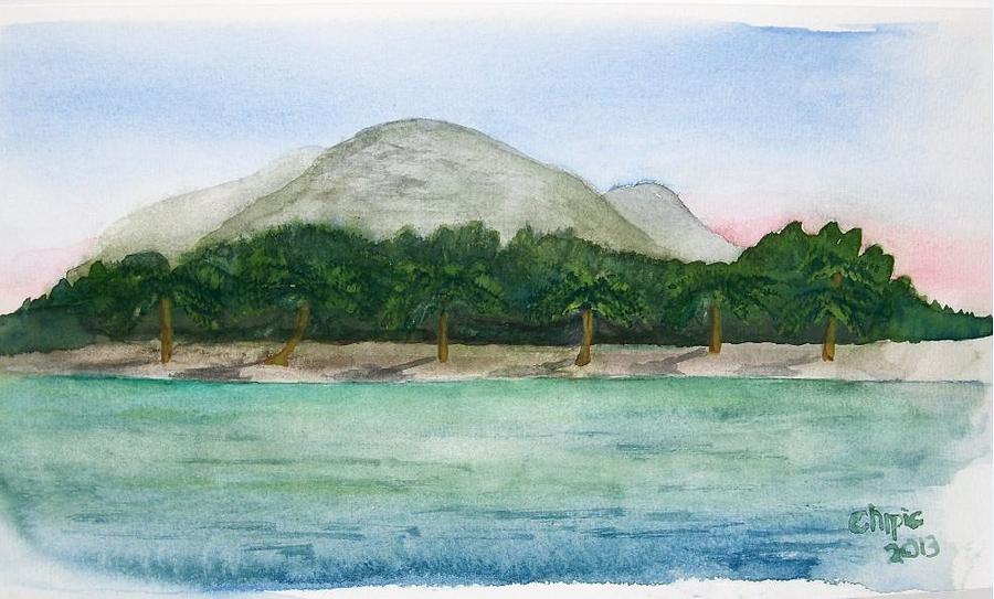 Desolate Beach Painting by Chip Picott - Fine Art America