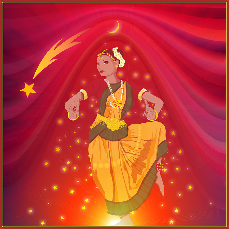 Devadasi Digital Art by Harald Dastis - Pixels