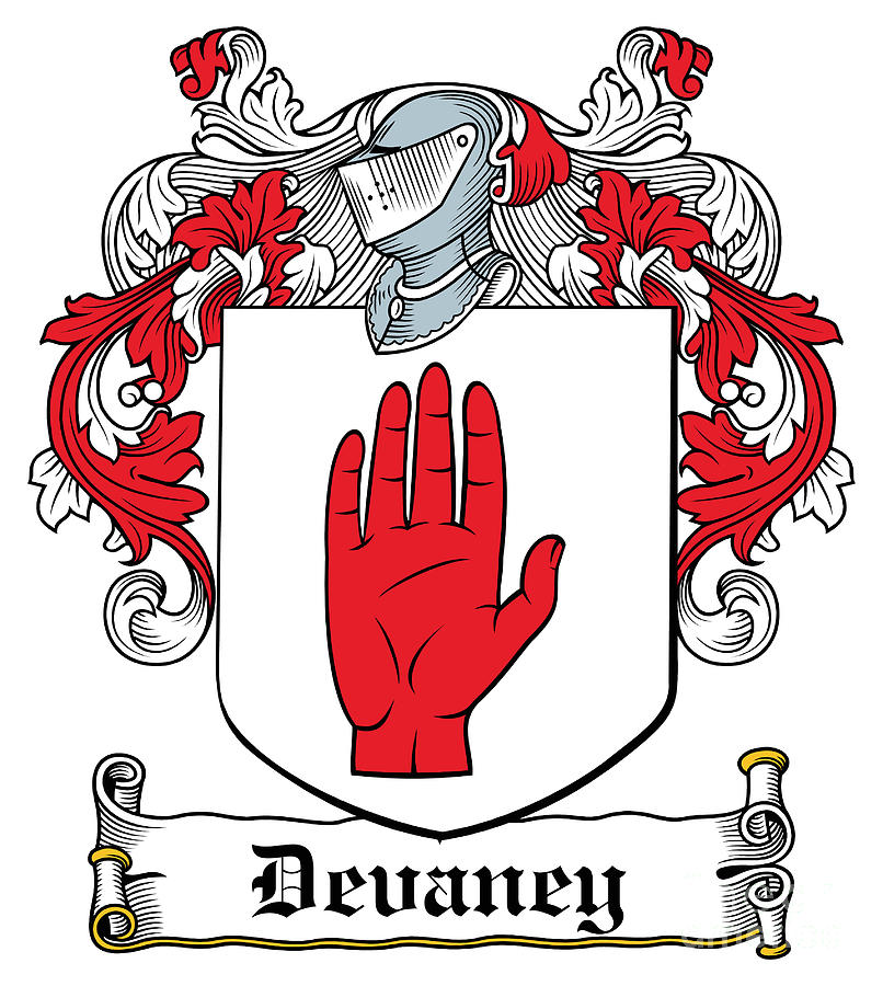 Devaney Coat of Arms Irish Digital Art by Heraldry - Pixels