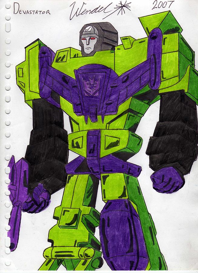 Devastator Drawing by Wendel Krolis | Fine Art America