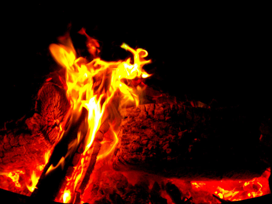 Devil Flame Mixed Media by Tim Anderson - Fine Art America