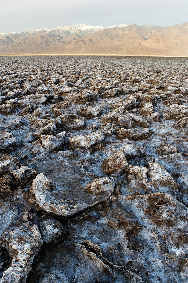 Devils Golf Course. Death Valley Photograph by Ron Koeberer - Pixels