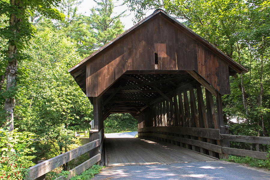 Dingleton Covered Bridge Photograph by Gerald Mitchell - Pixels