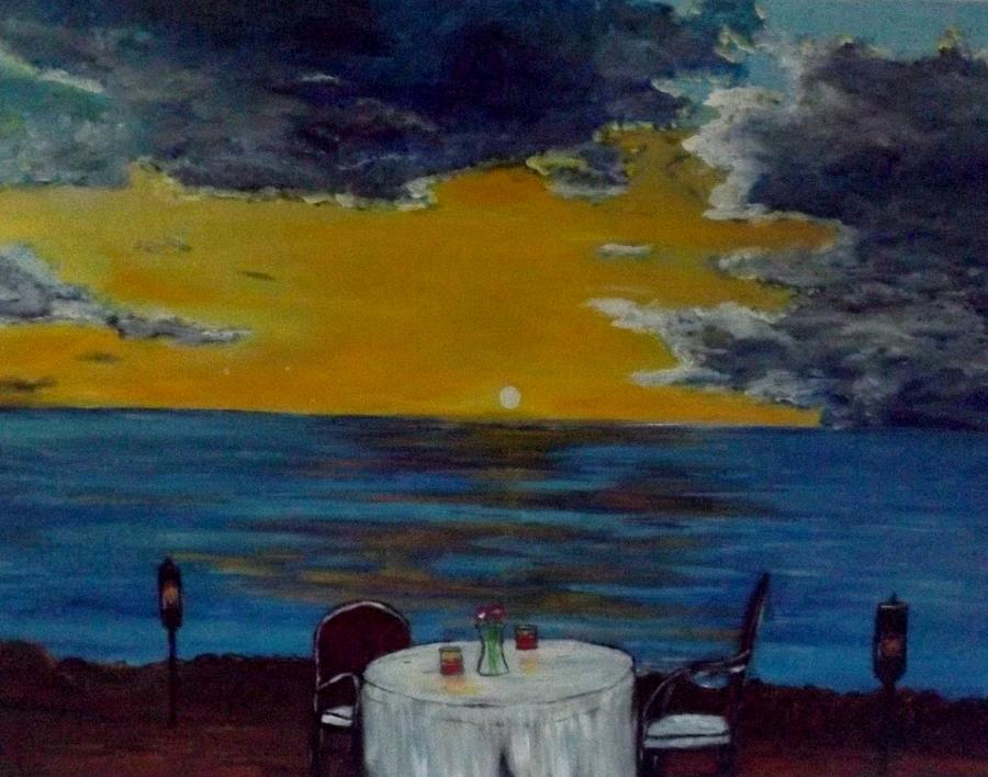Dinner for 2 Painting by Erik Terrell - Fine Art America