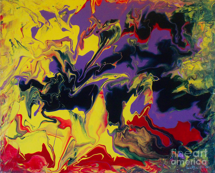 Discourse Painting by Amanda Millman | Fine Art America