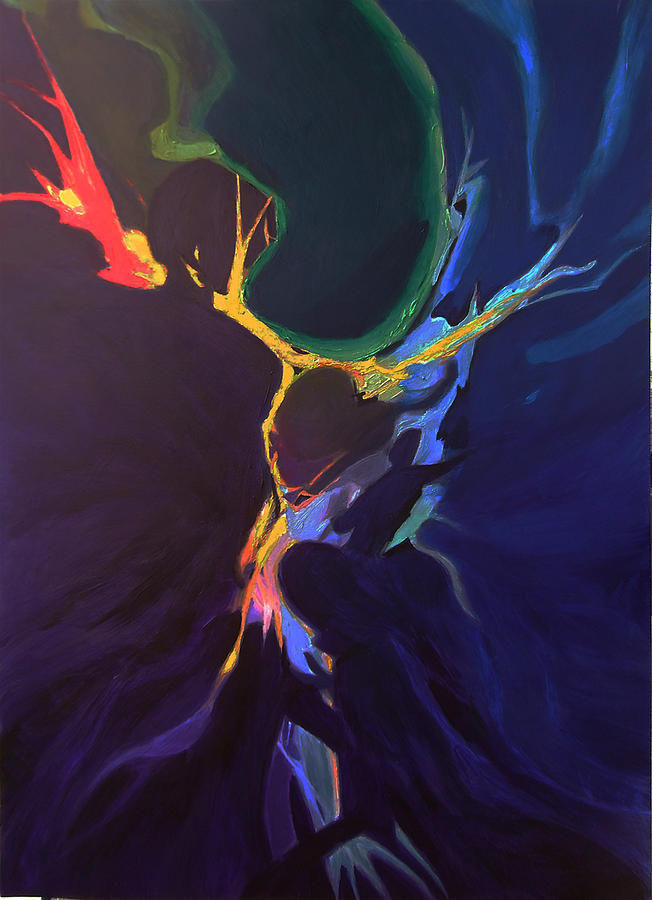 Dislocation Painting by MK Hajdin | Fine Art America