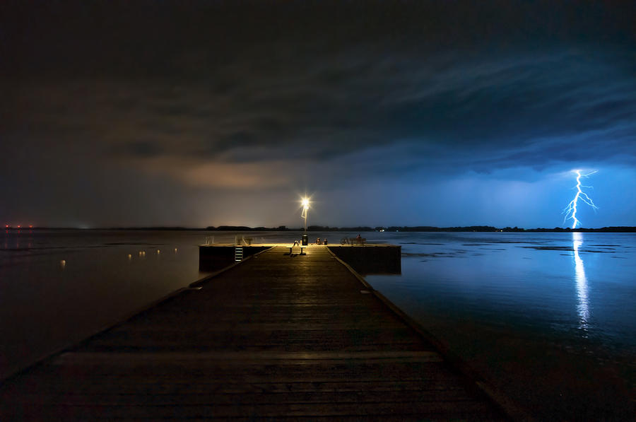 Distant Storm Photograph by Bob West | Fine Art America