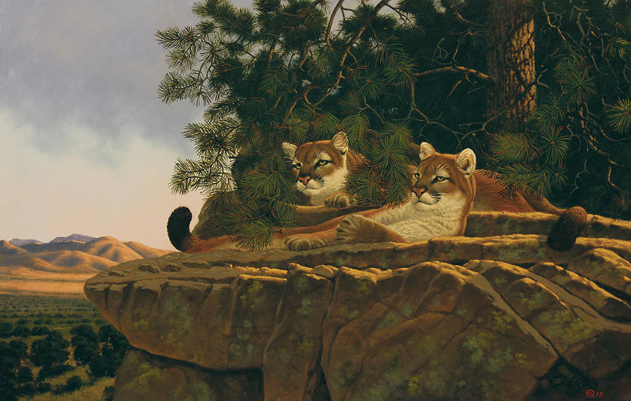 Distant Thunder Painting by Derk Hansen - Fine Art America