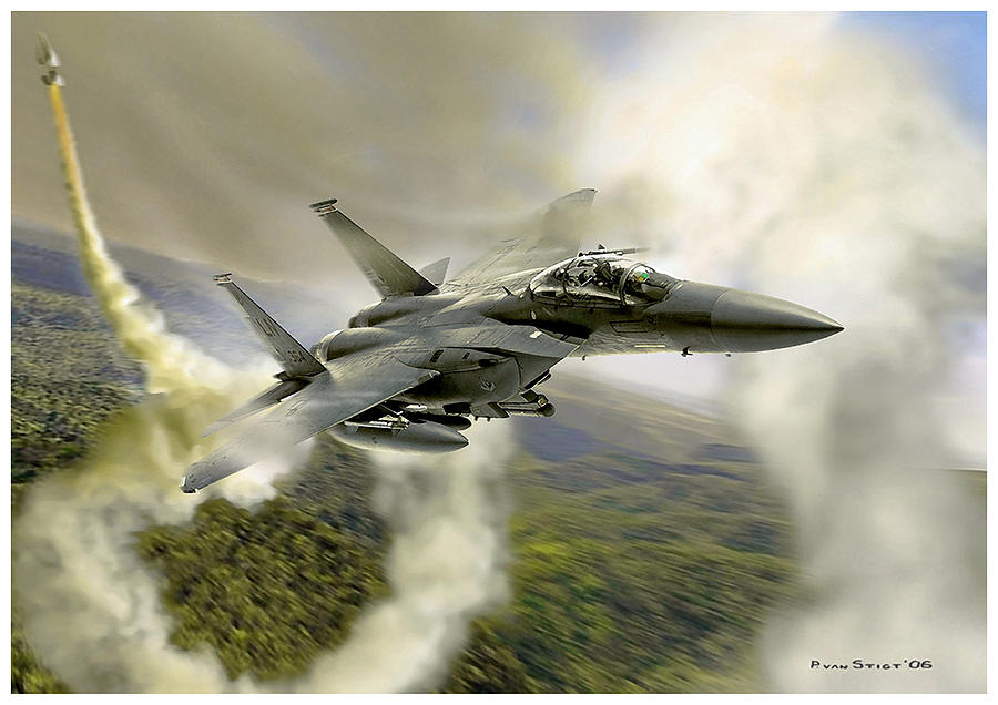 Dodging a SAM Digital Art by Peter Van Stigt - Fine Art America