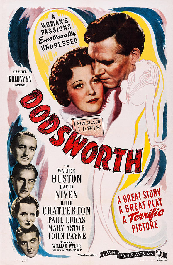 Dodsworth, Us Poster, Top From Left Photograph by Everett - Fine Art ...