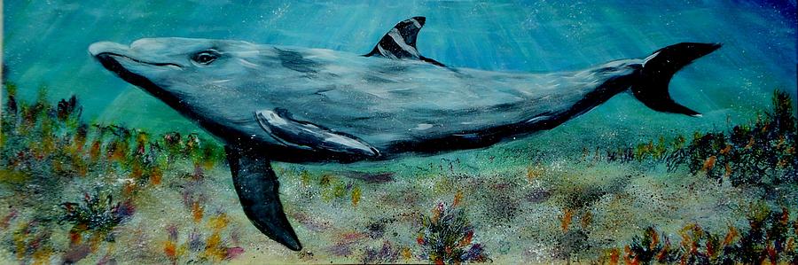 Dolphin Reef Painting by Paul Danforth - Fine Art America
