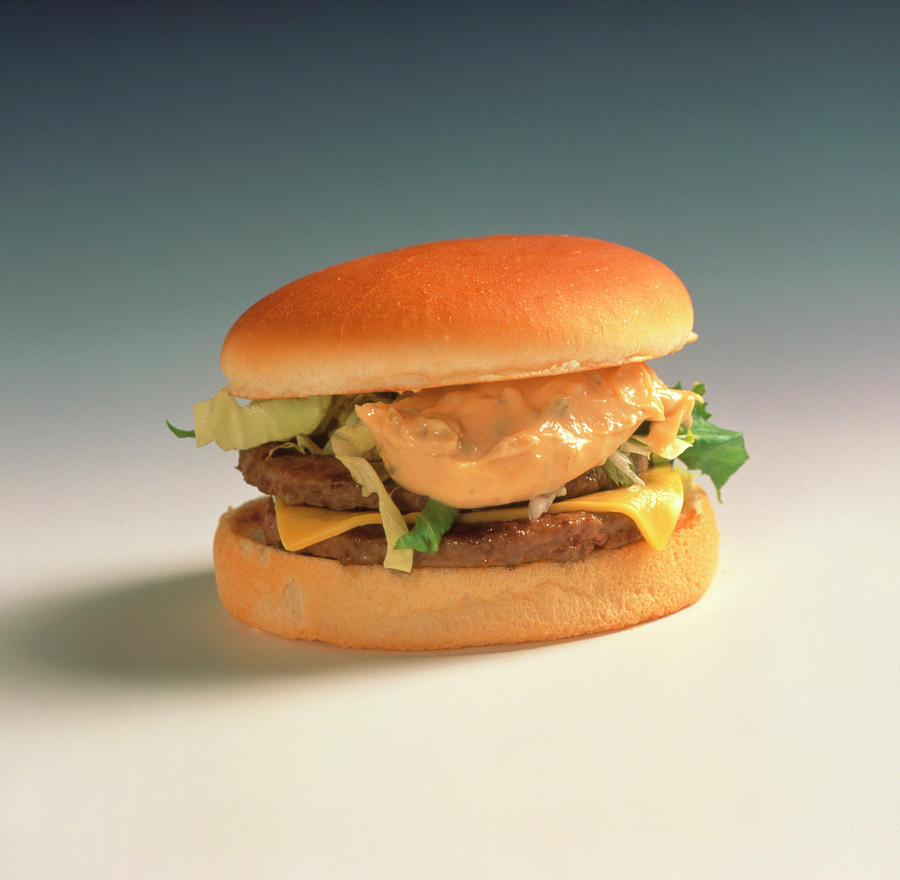 Double Cheeseburger Photograph by Cc Studio/science Photo Library - Pixels