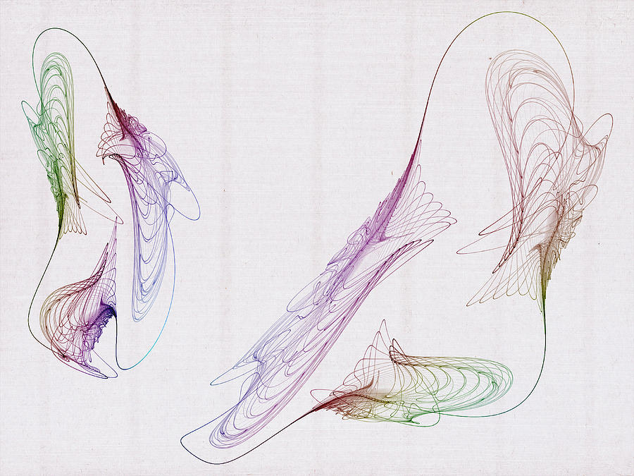 Double Loop Digital Art by David Ridley - Pixels