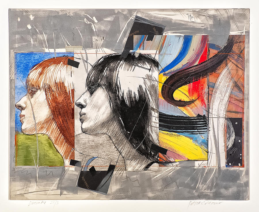 Double Profile Painting by Patrick Garner - Fine Art America