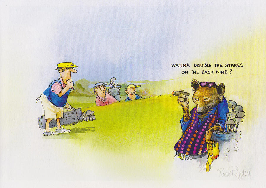 Double The Stakes Painting by Rose Rigden - Fine Art America