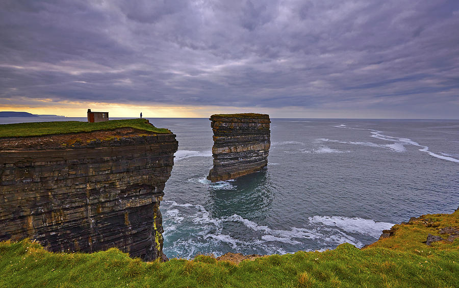 Downpatrick Head Co Mayo Photograph by Michael Walsh - Fine Art America