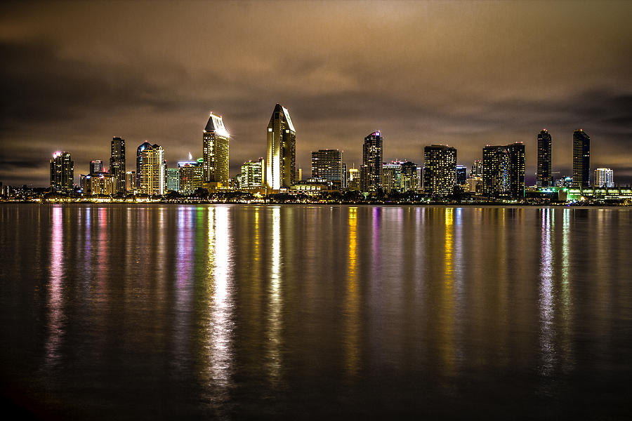 Downtown Seattle at Night Photograph by Shutter Lover - Fine Art America