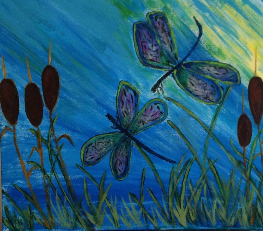 Dragons party Painting by Kimberly Testa - Fine Art America