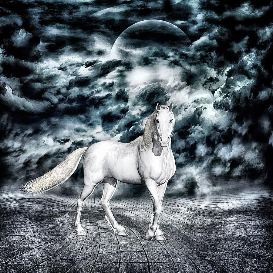 Dramatic horse Digital Art by Abram Van Eijk - Fine Art America