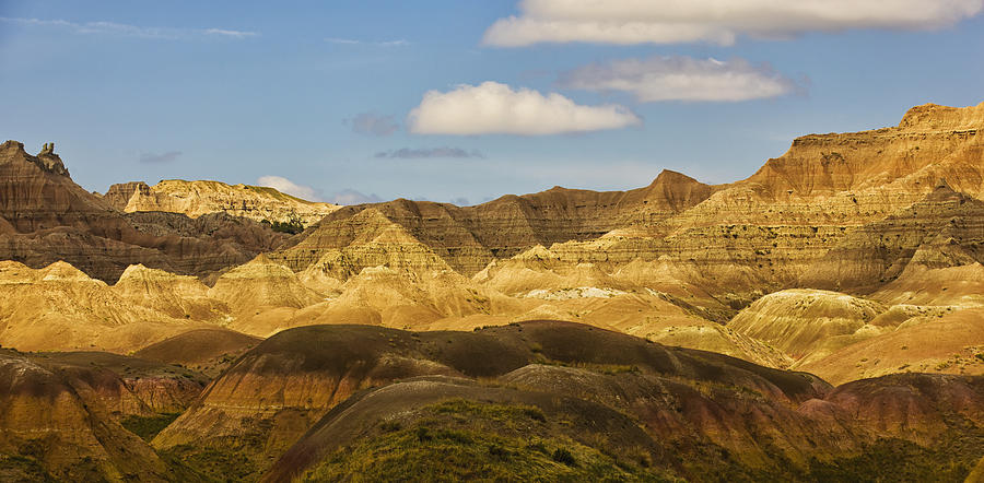 Dramatic Light On The Eroded Formations Photograph by Robert Postma ...
