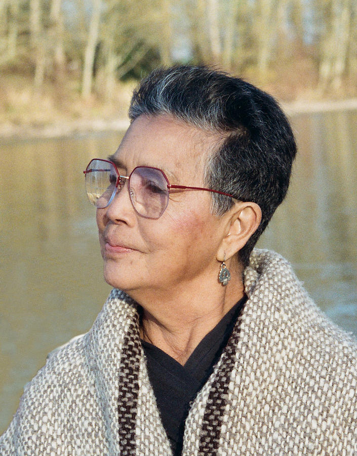 Drifting the Skagit river Vi Hilbert Upper Skagit Tribe Photograph by ...