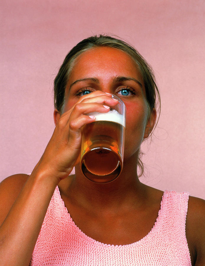 Drinking Beer by Alex Bartel / Science Photo Library